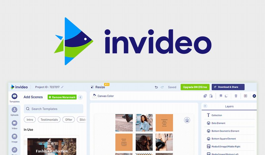 Alternatives to InVideo | Create professional videos in minutes