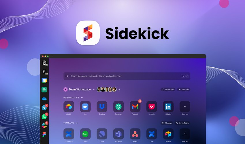 Sidekick Browser Lifetime Deal $49 - Productivity browser for work ...