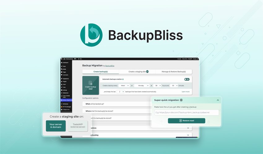MANAGE WORDPRESS BACKUPS AND MIGRATIONS WITH BACKUPBLISS LIFETIME DEAL - LIFETIMEDEALHUB
