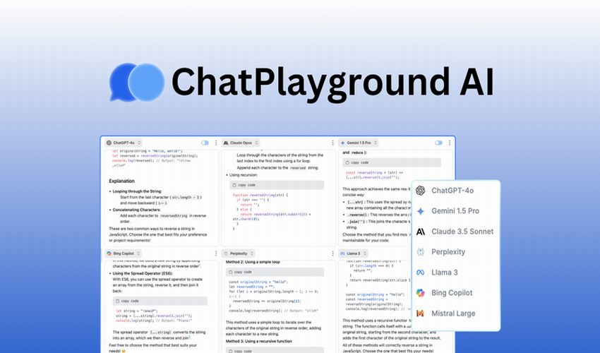 ChatPlayground Lifetime Deal - Compare AI Chatbots | Appsumo