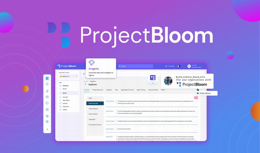 ProjectBloom Lifetime Deal - A command center to centralize brand ...