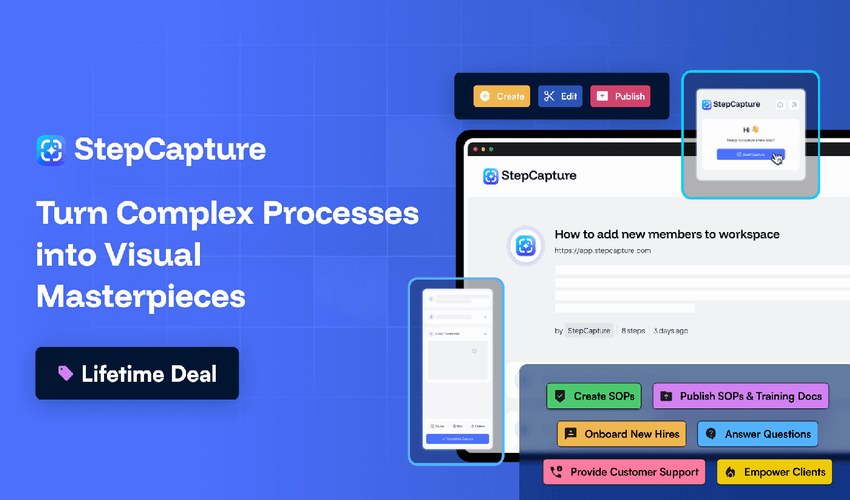 StepCapture Lifetime Deal - Streamline Your Workflow Today | LIFETIMEDEALHUB