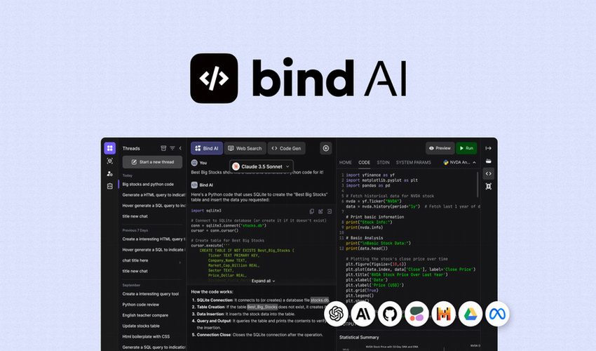 Bind AI Lifetime Deal - AI Assistant for code generation | LIFETIMEDEALHUB