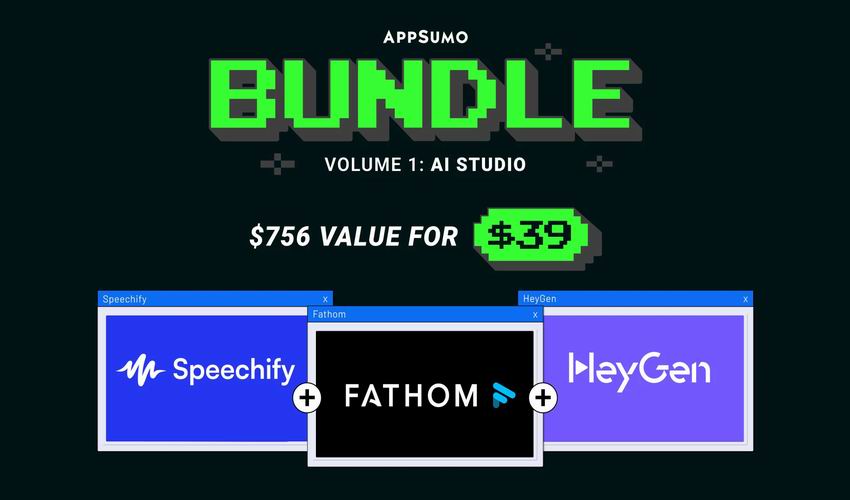 AppSumo AI Studio Bundle - Stunning videos in minutes | LIFETIMEDEALHUB